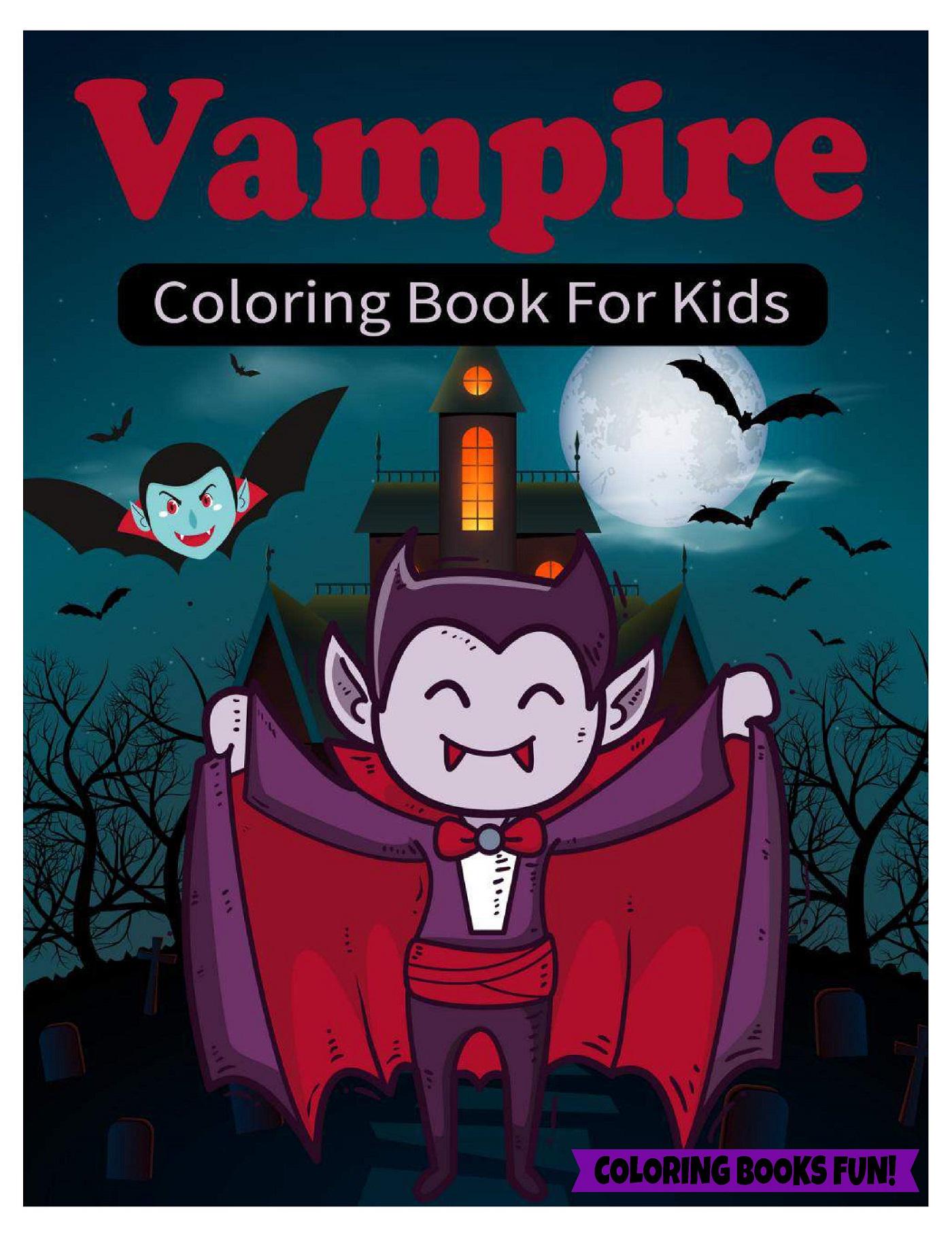 Smashwords – Vampire Coloring Book for Kids – a book by Coloring Books Fun!