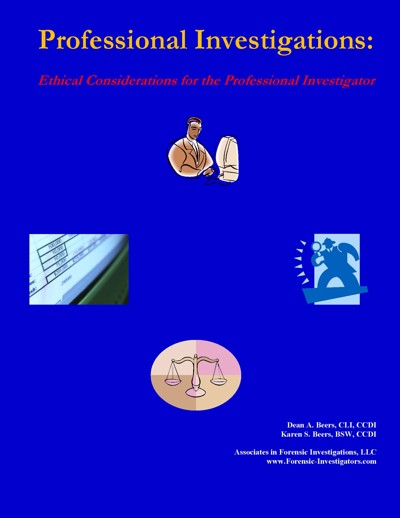 Smashwords – Professional Investigations: Ethical Considerations for ...