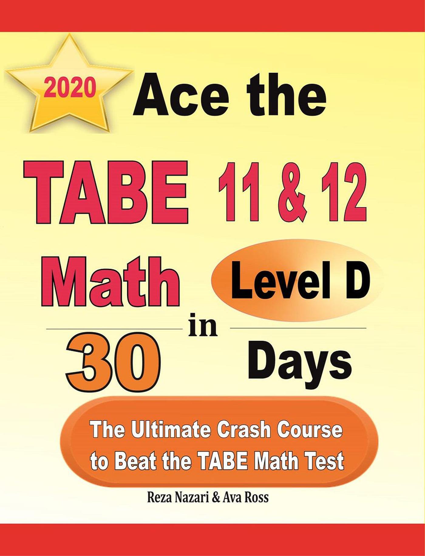 Smashwords – Ace the TABE 11 & 12 Math Level D in 30 Days: The Ultimate ...