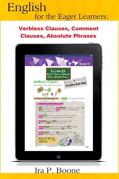Smashwords – English for the Eager Learners: Verbless Clauses, Comment ...