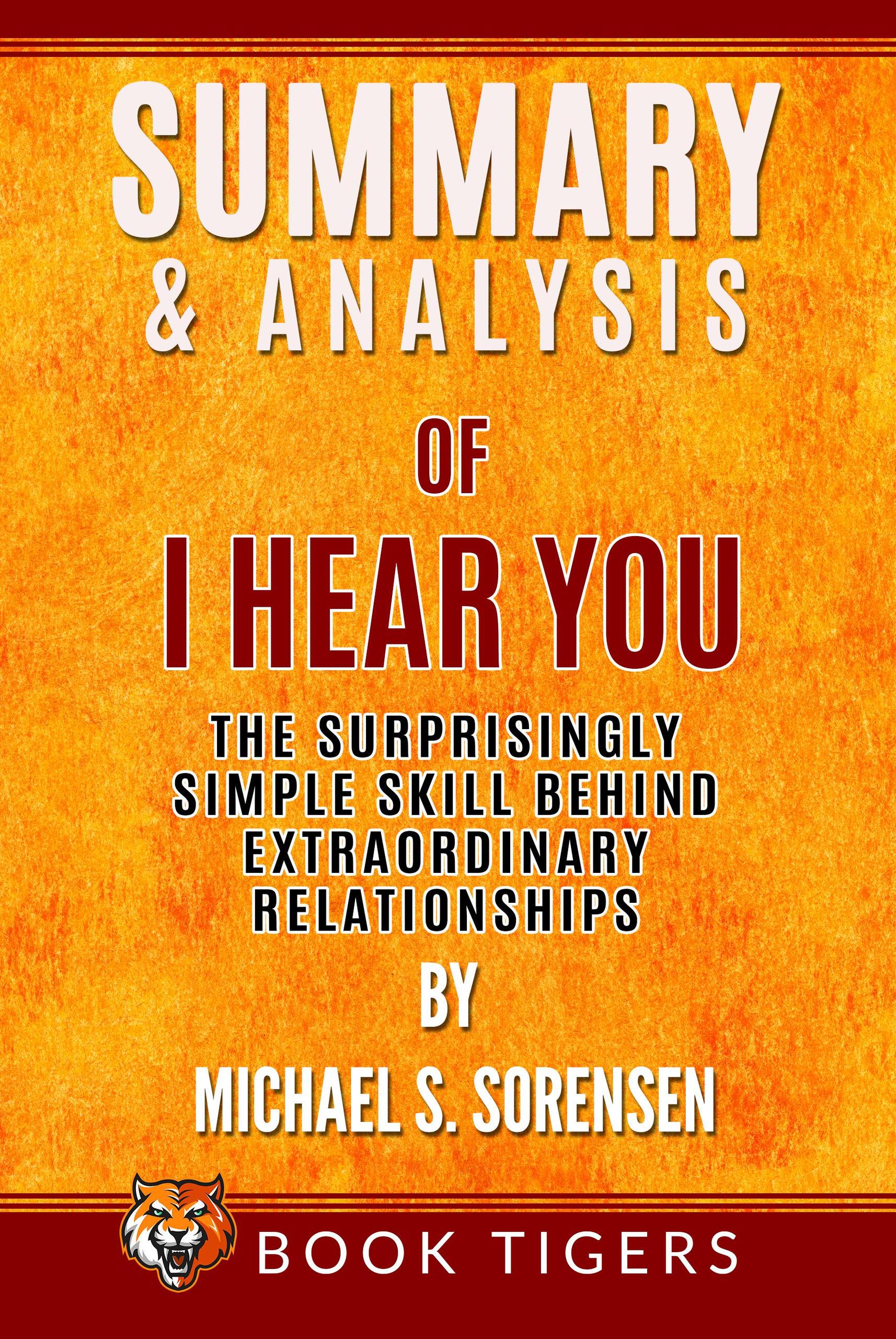 Smashwords – Summary and Analysis of I Hear You: The Surprisingly ...