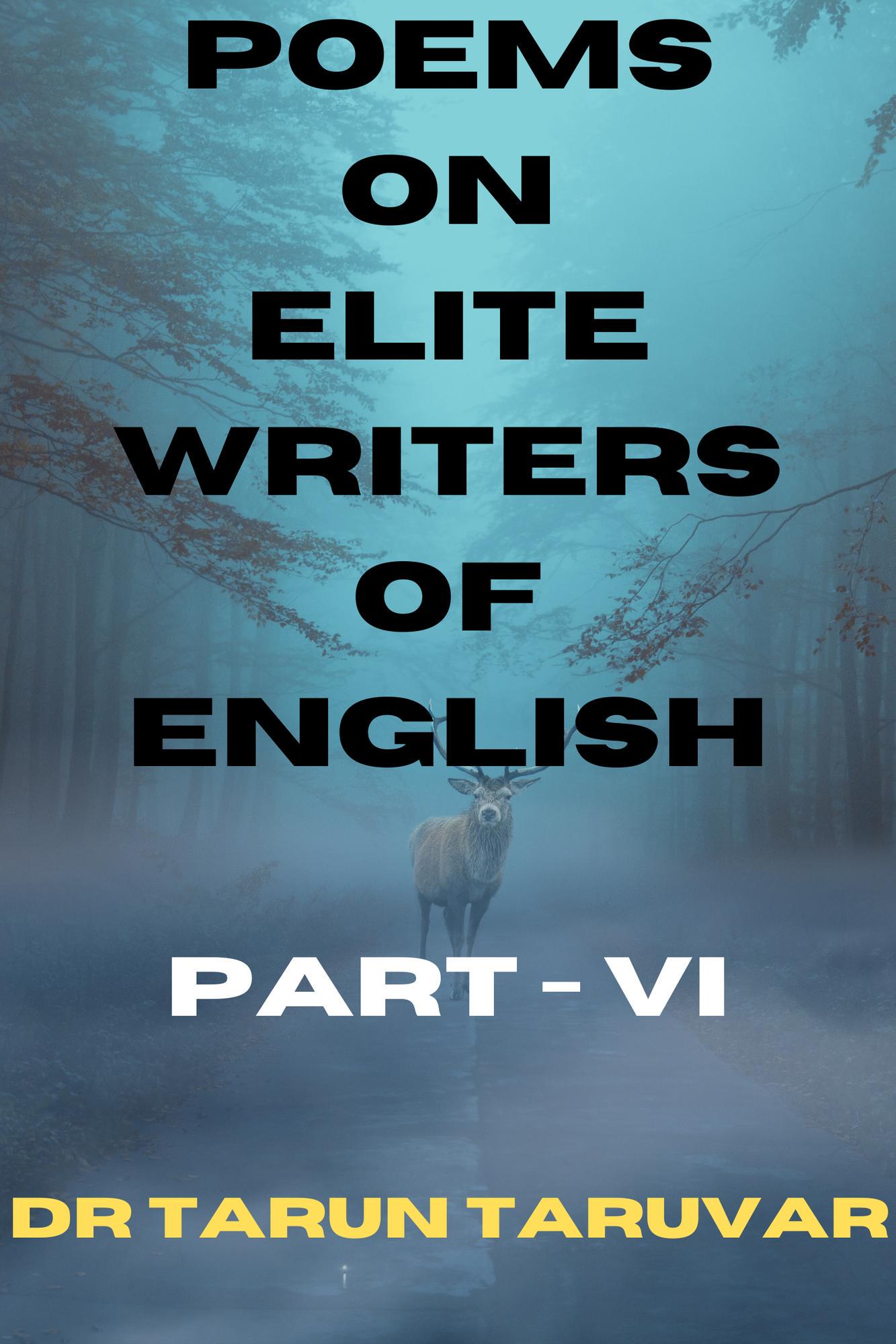 Smashwords – Poems on Elite Writers of English – a book by Tarun Taruvar