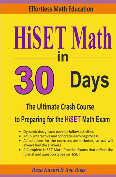 Smashwords – HiSET Math in 30 Days: The Ultimate Crash Course to ...