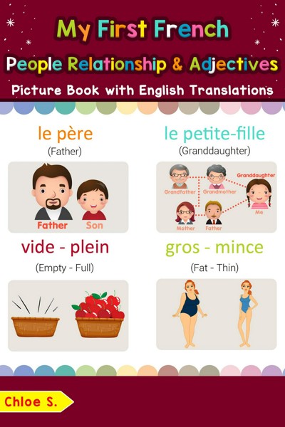 Smashwords – My First French People, Relationships & Adjectives Picture ...