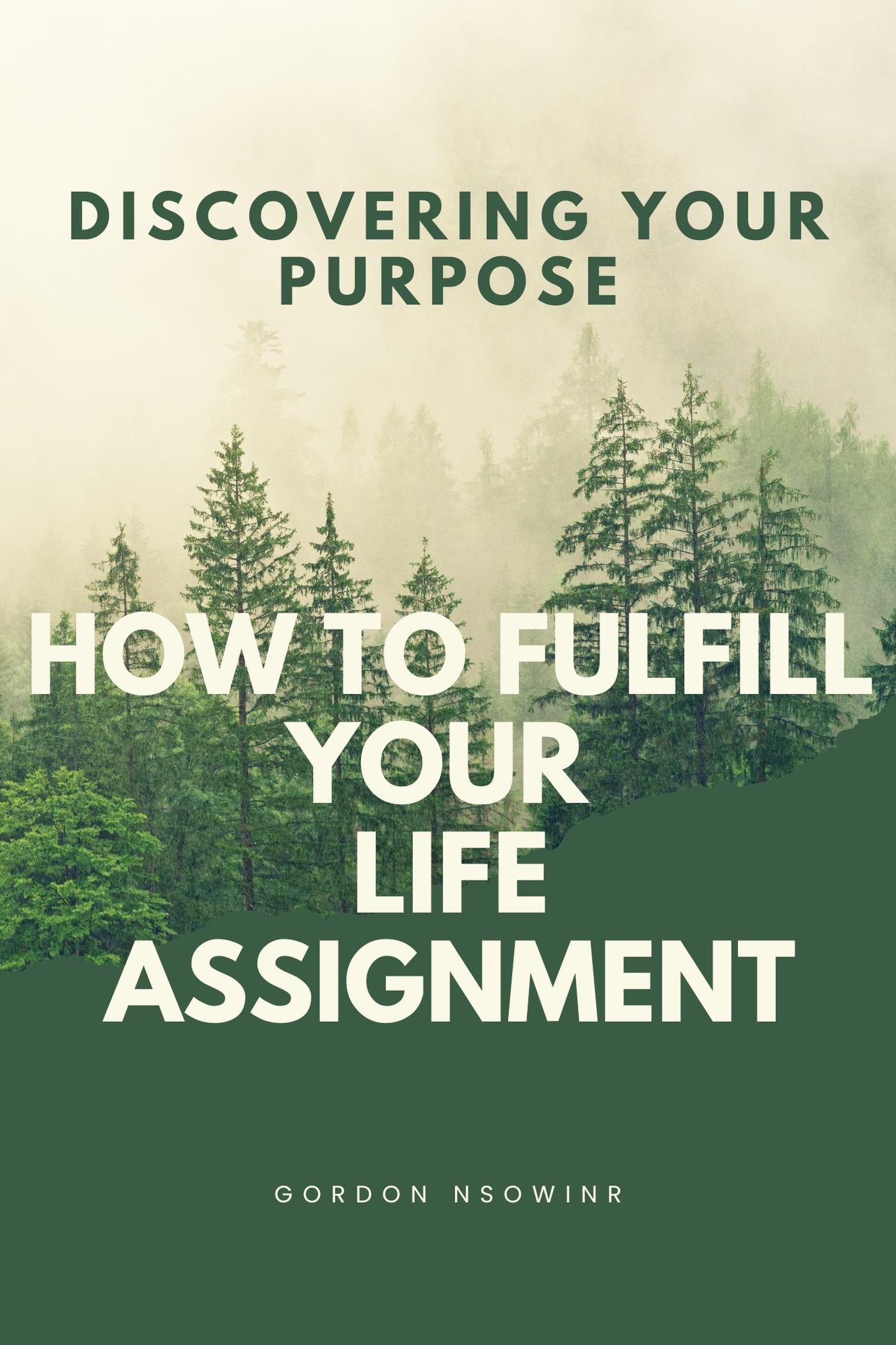 Smashwords – How To Fulfill Your Life Assignment – a book by Gordon Nsowine