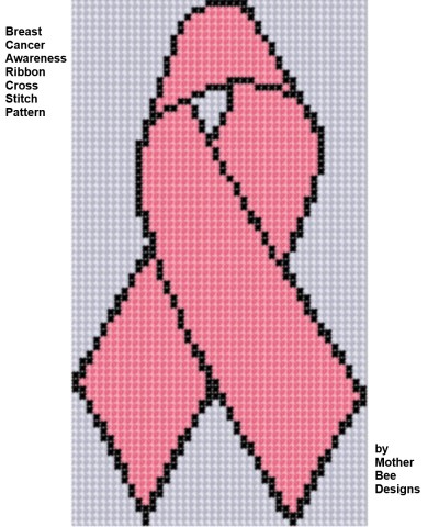 Smashwords – Breast Cancer Awareness Ribbon Cross Stitch Pattern – a ...