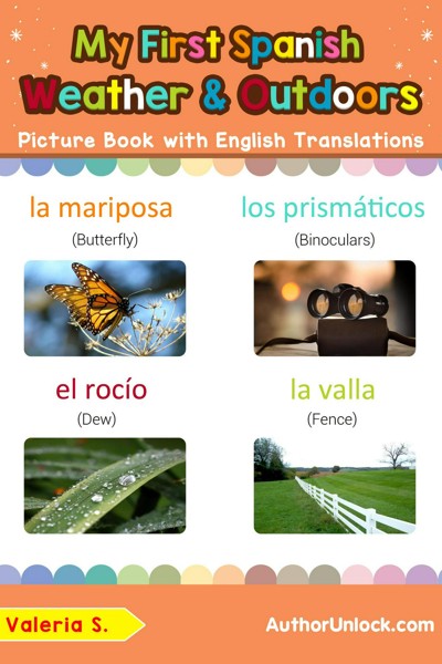 Smashwords – My First Spanish Weather & Outdoors Picture Book with ...