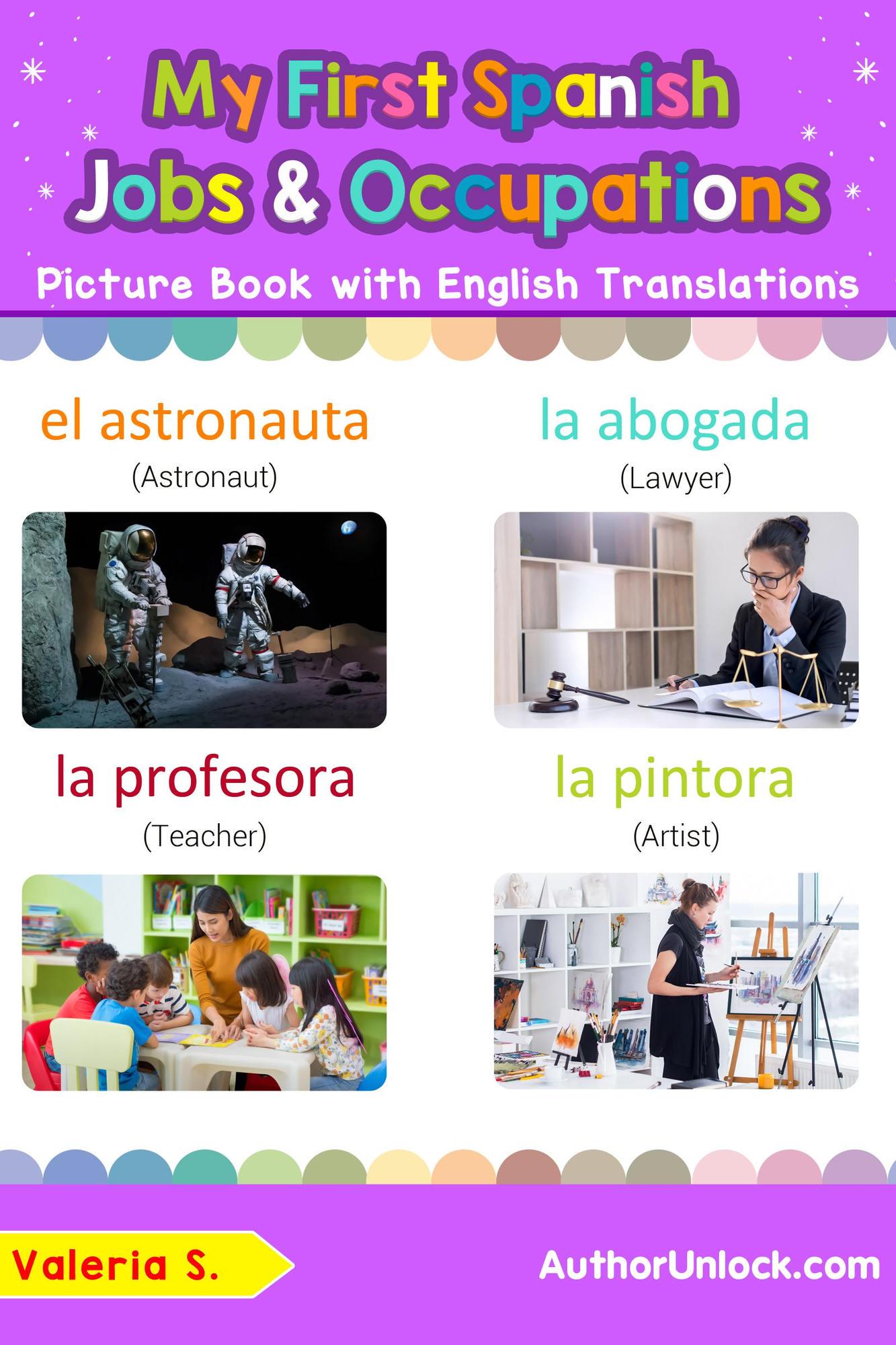 Smashwords – My First Spanish Jobs and Occupations Picture Book with ...