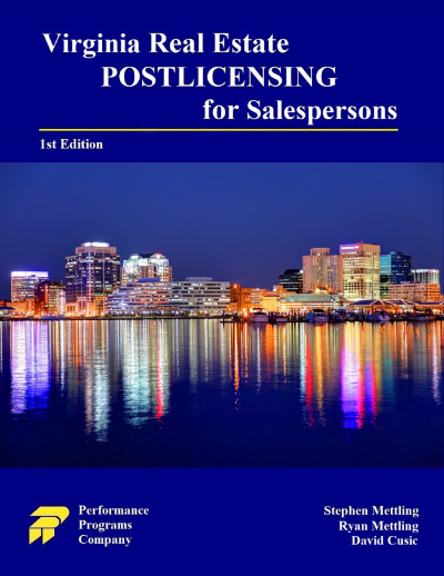 Smashwords – Virginia Real Estate Postlicensing for Salespersons – a ...